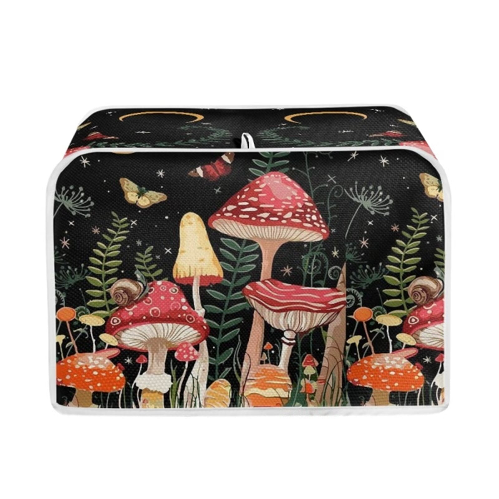 SEANATIVE Toaster Covers 4 Slice Wide Slot Large Reusable Mushroom ...
