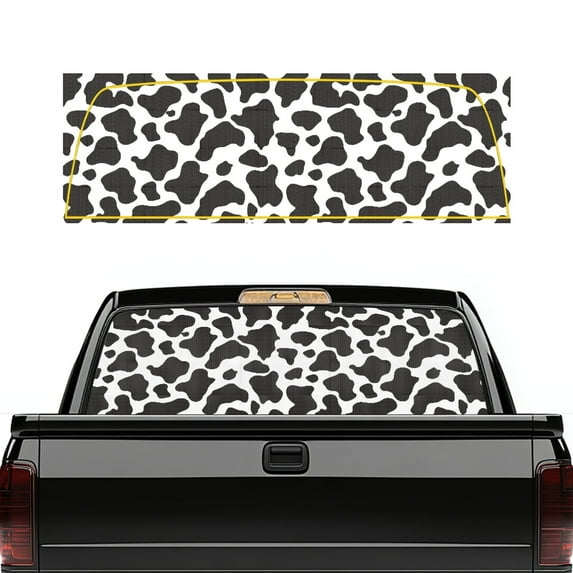 SEANATIVE Truck Rear Window Decal Perforated One Way See Through Rear ...