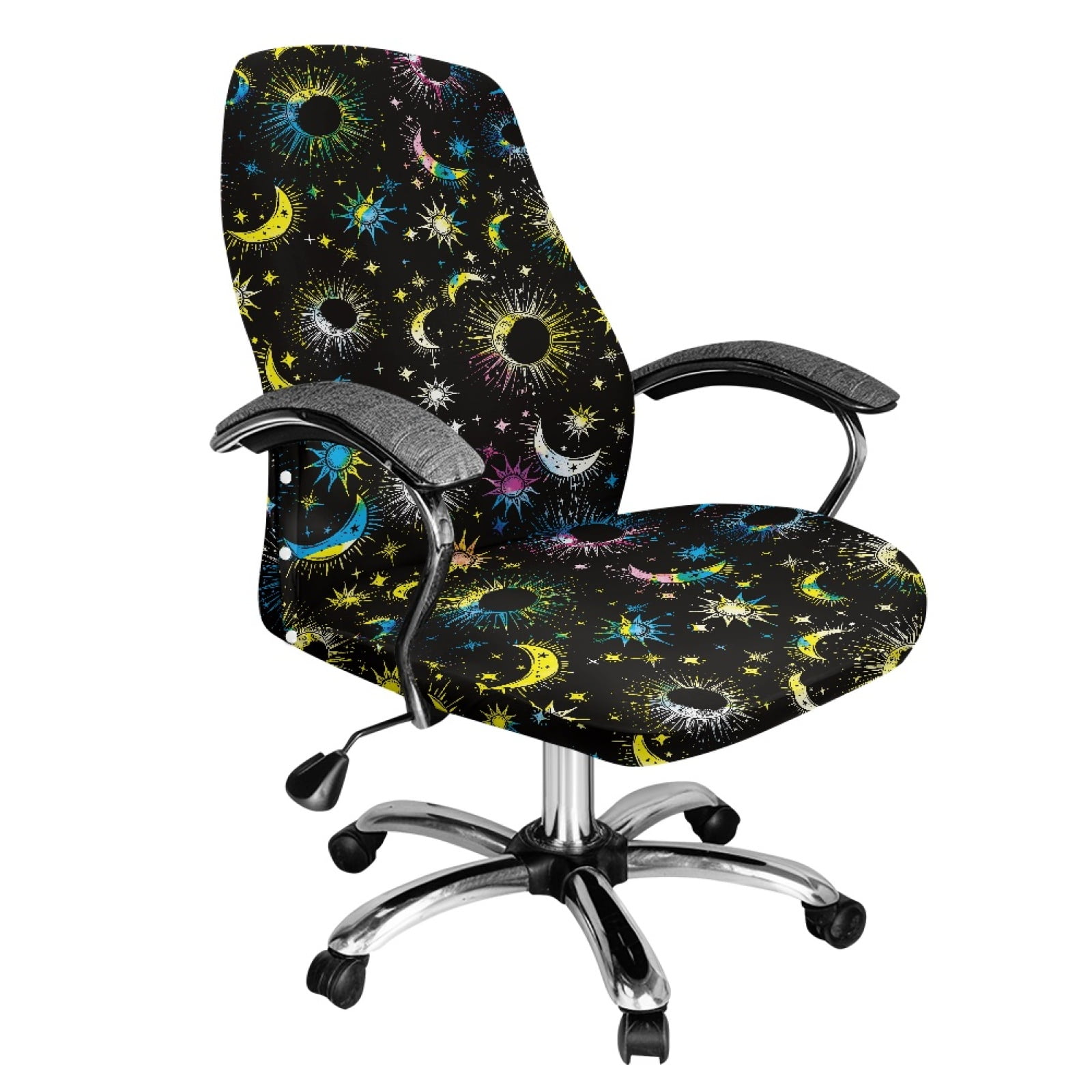 SEANATIVE Universal Office Chair Slipcover Stretchable Desk Chair ...