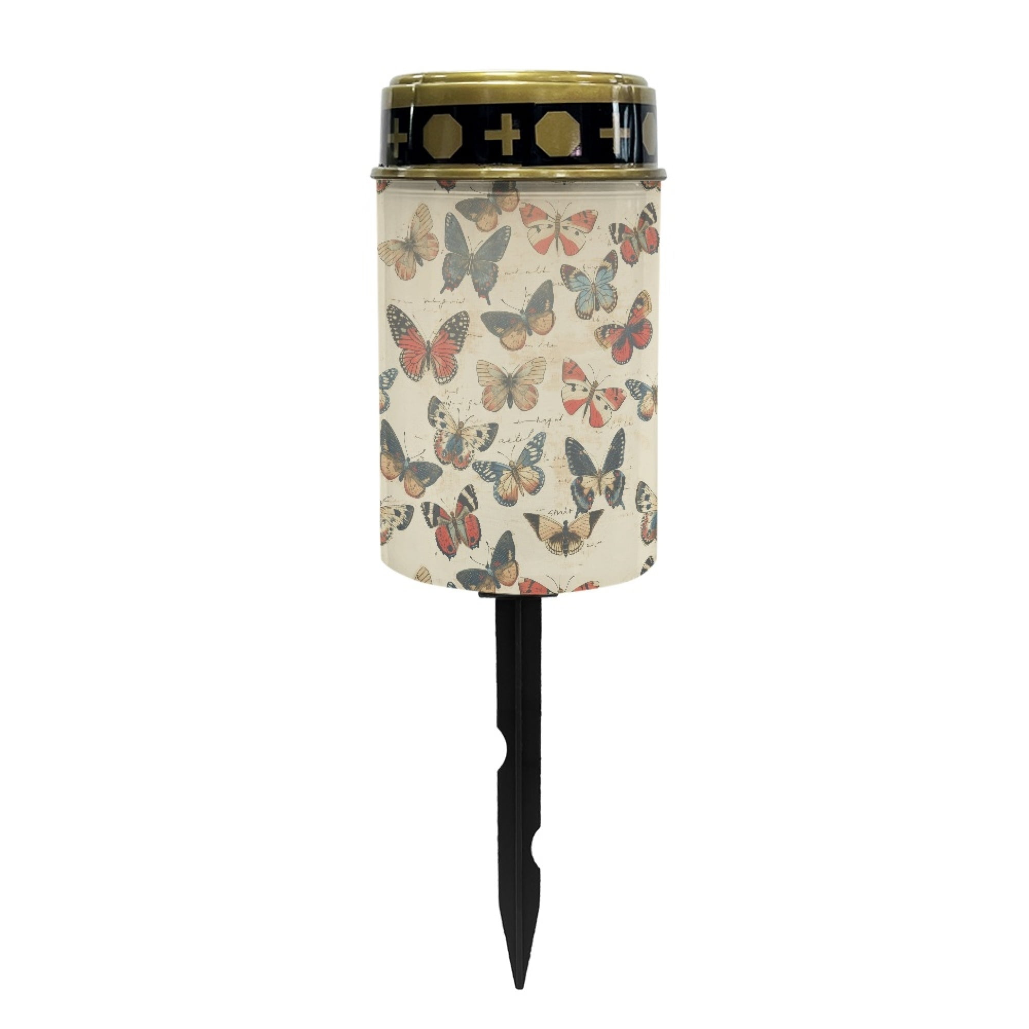 SEANATIVE Vintage Butterfly Solar Grave Lights for Cemetery Decorations ...