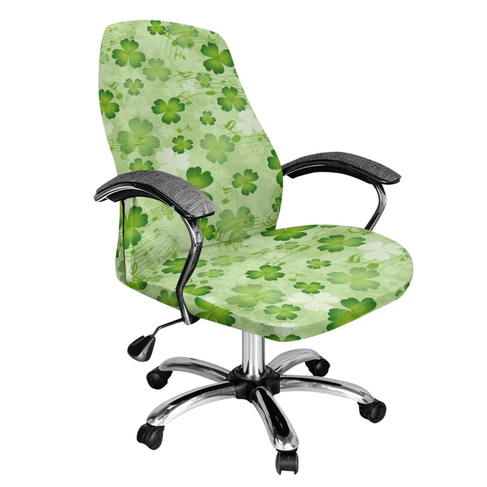 SEANATIVE Washable Office Chair Cover High-Back Computer Chair Cover ...