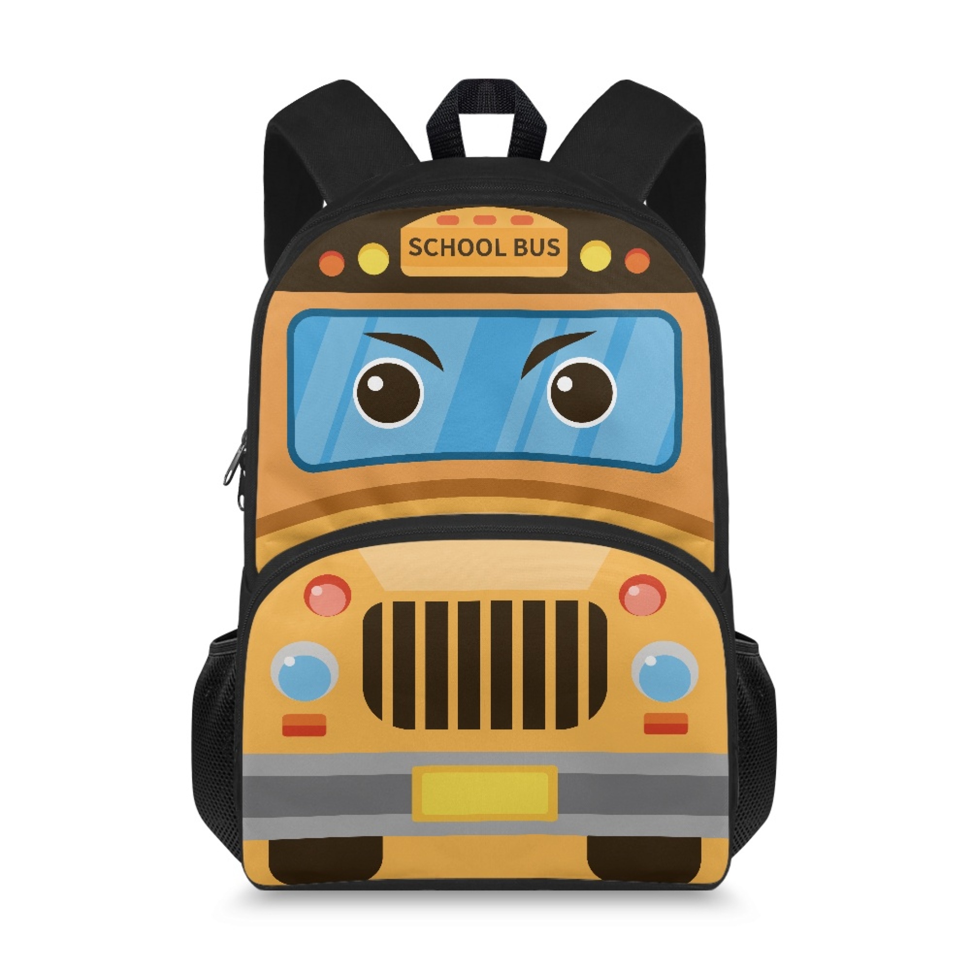 SEANATIVE Waterproof Kids Backpack for Boys Cartoon School Bus Shoulder ...