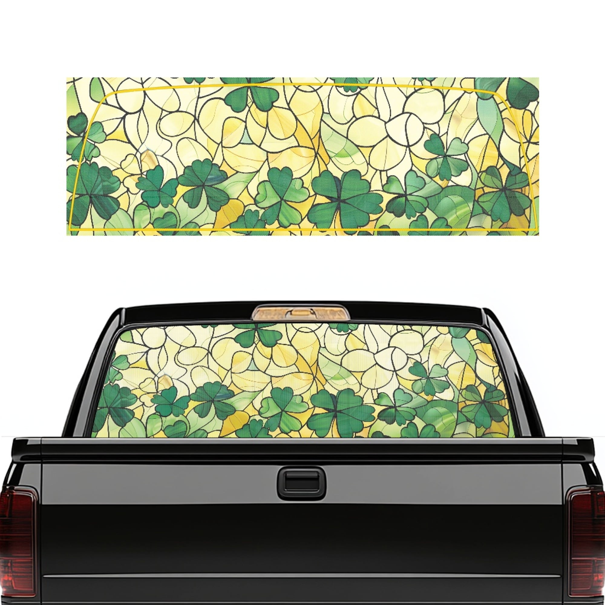 SEANATIVE Waterproof Truck Rear Window Decal, St. Patrick's Day Graphic ...