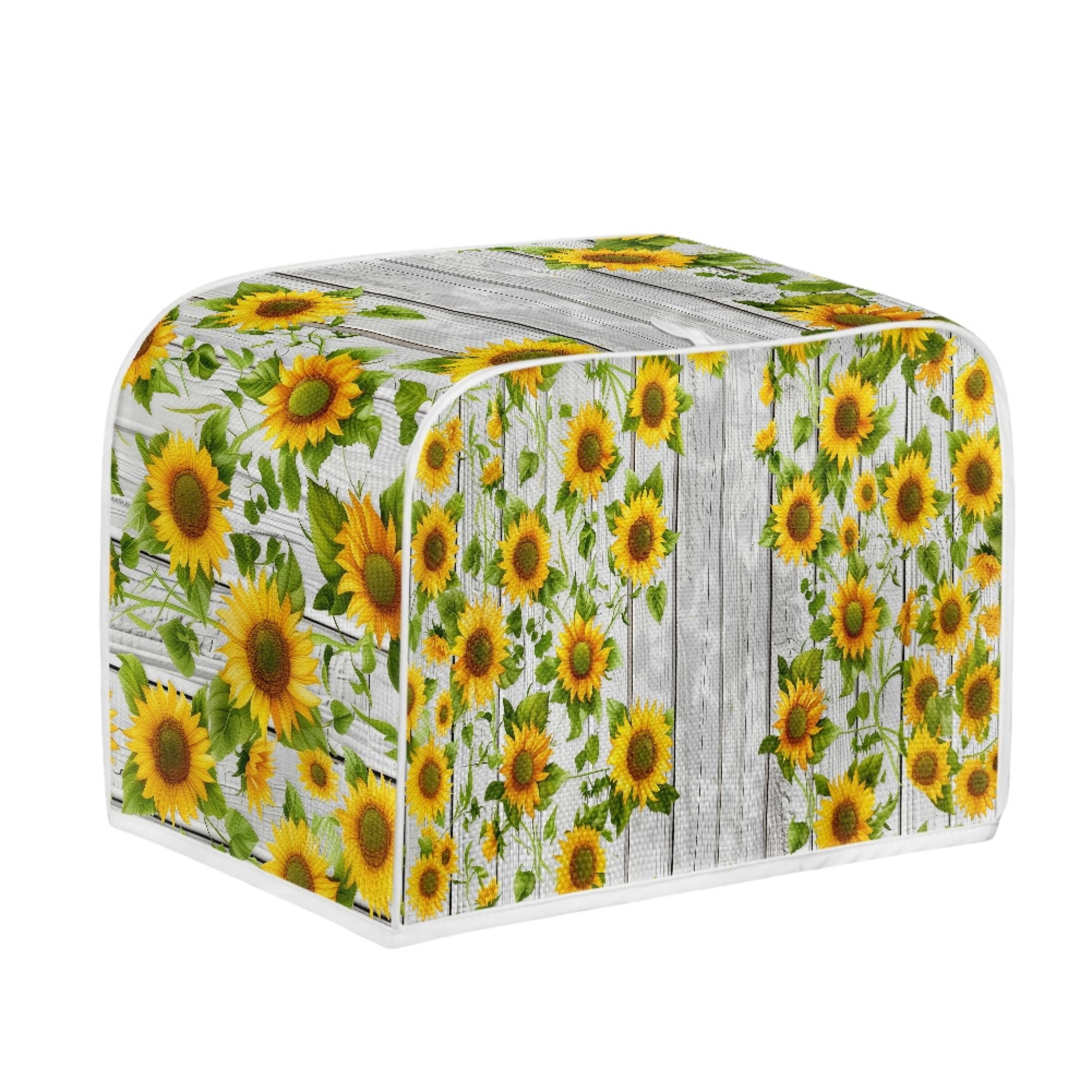 SEANATIVE Wood Sunflower 4 Slice Toaster Dust Covers Kitchen Small ...