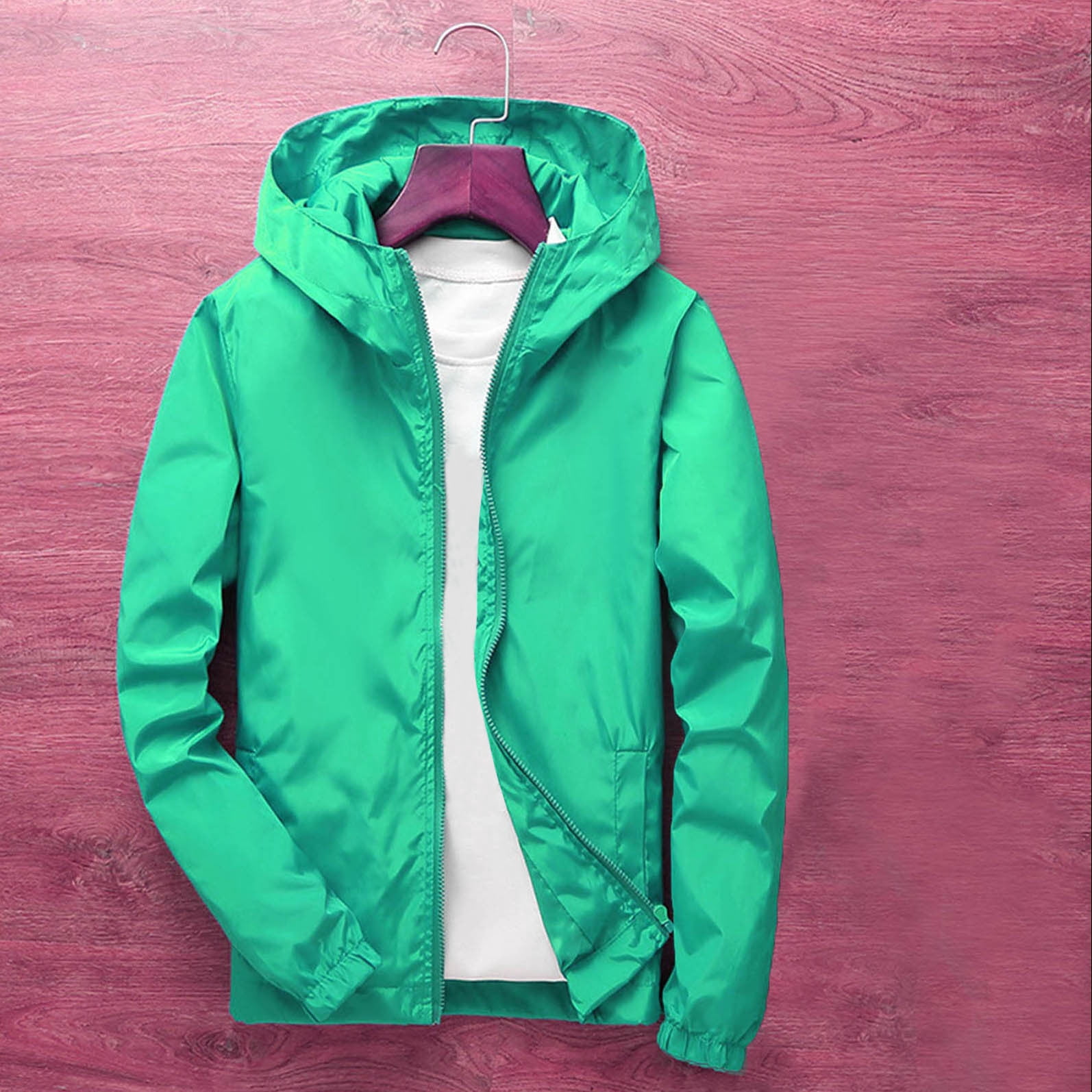 SEAOPEN Boys Girls Waterproof Rain Jacket Lightweight soft lining Kids ...