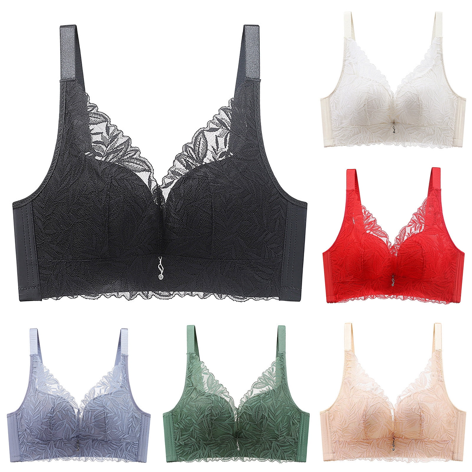 SEAOPEN Deals Bras for Sagging Lounge Bras for Women Wireless Bra ...