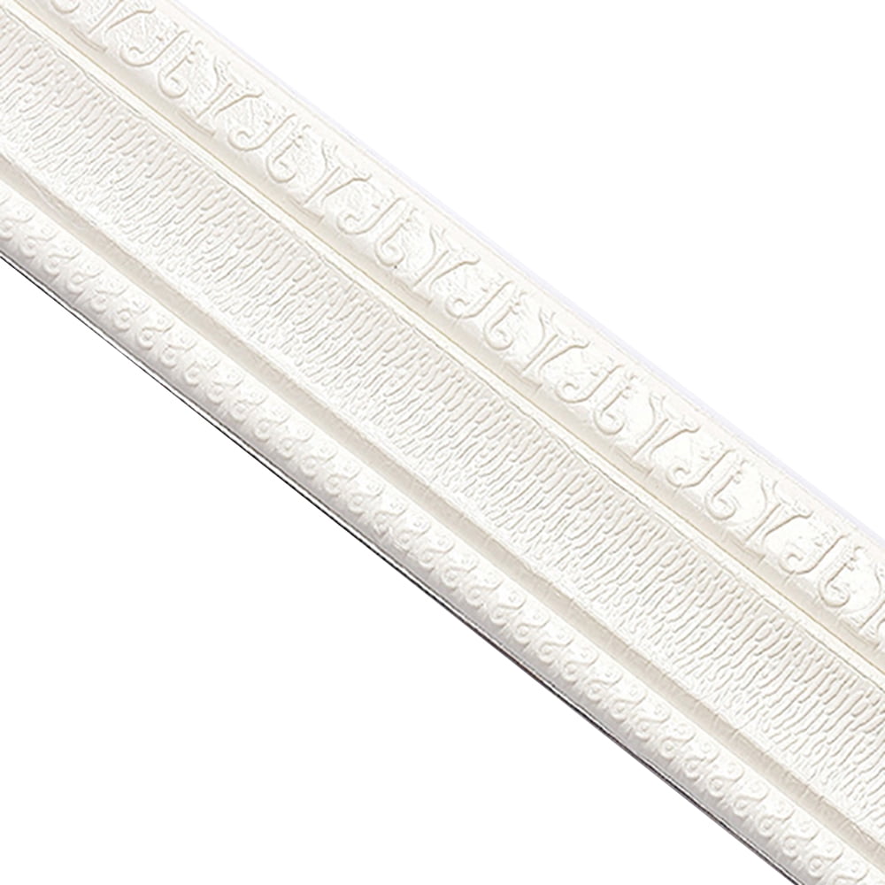 SEARCHI 3D Wallpaper Border Stickers Self Adhesive Wall Trim Line ...