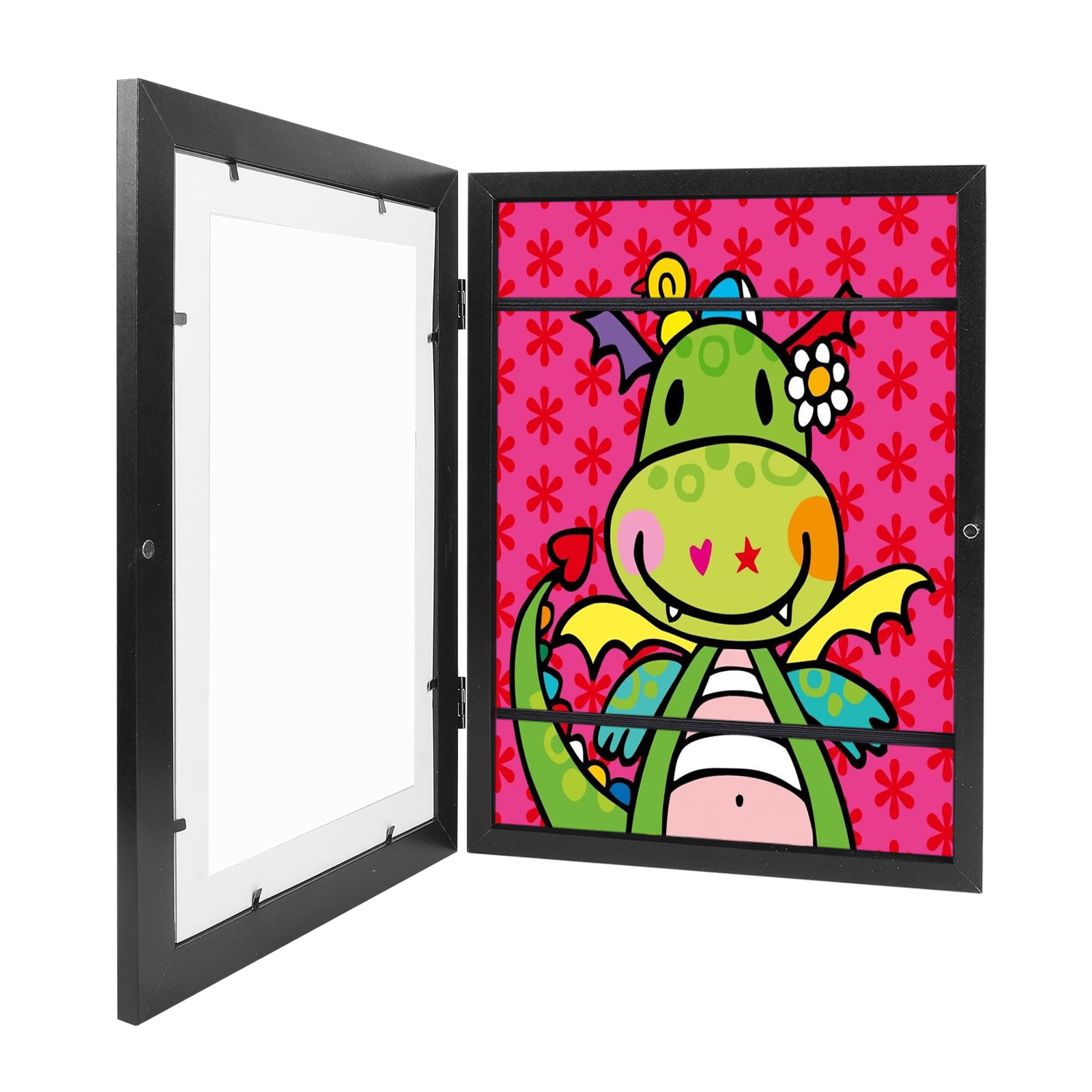 SEARCHI Kids Artwork Display Frame, Kids Frames Front Opening, Children ...