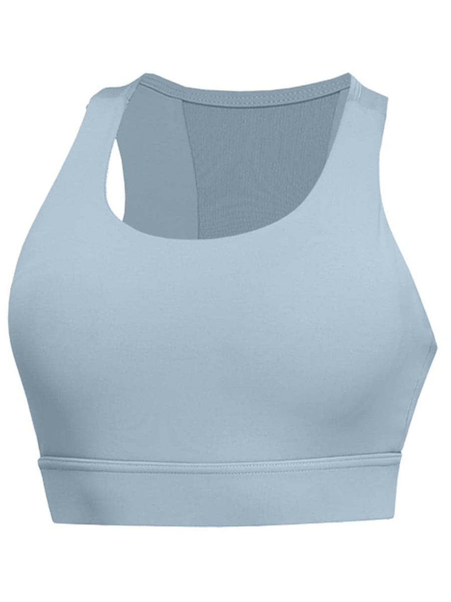 SEARIPE Female Padded Sports Bra Mesh Back High Impact Shockproof ...