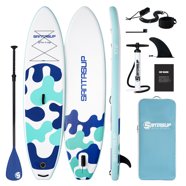 Goplus Small Inflatable SUP Board, Portable Paddle Board with 5D rings ...