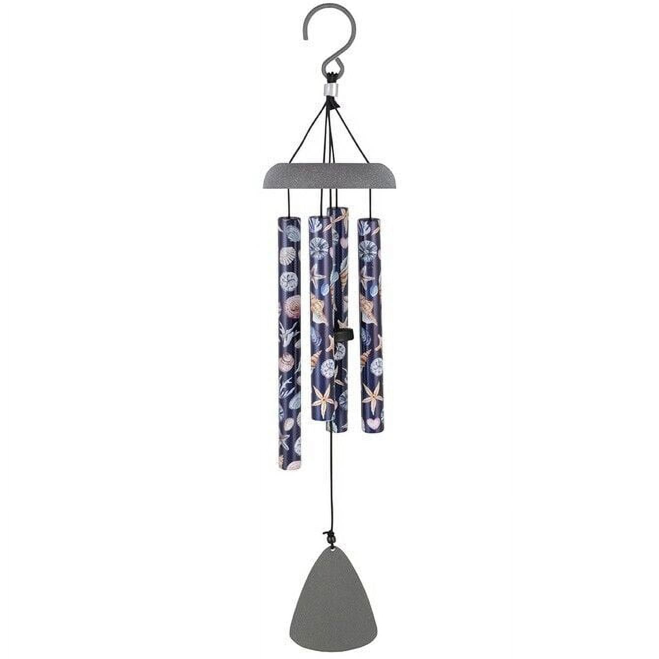 SEASHELLS Coastal 21" Aluminum Wind Chime, by Carson Home Accents ...