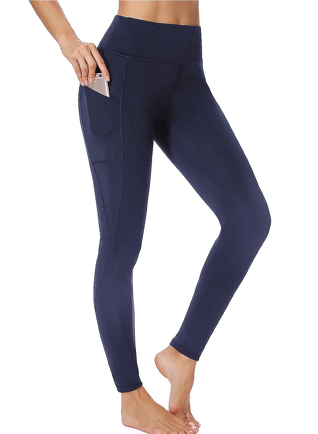 SEASUM Women's High Waist Yoga Leggings, Tummy Control, Moisture ...