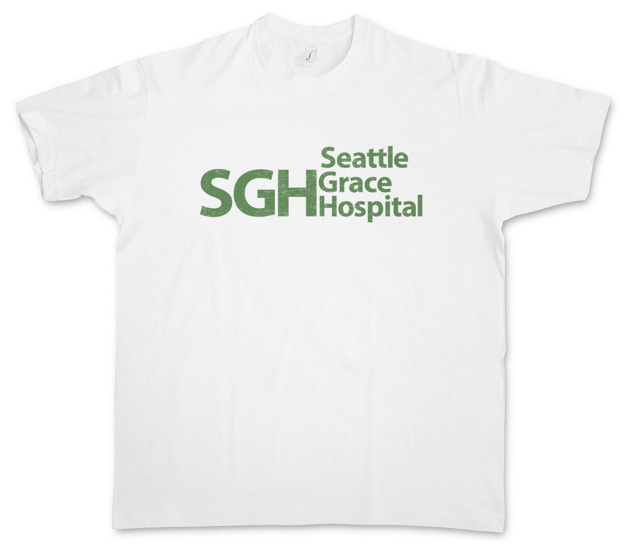 SEATTLE GRACE HOSPITAL T-SHIRT SGH Anatomy Logo ER Room Symbol ...