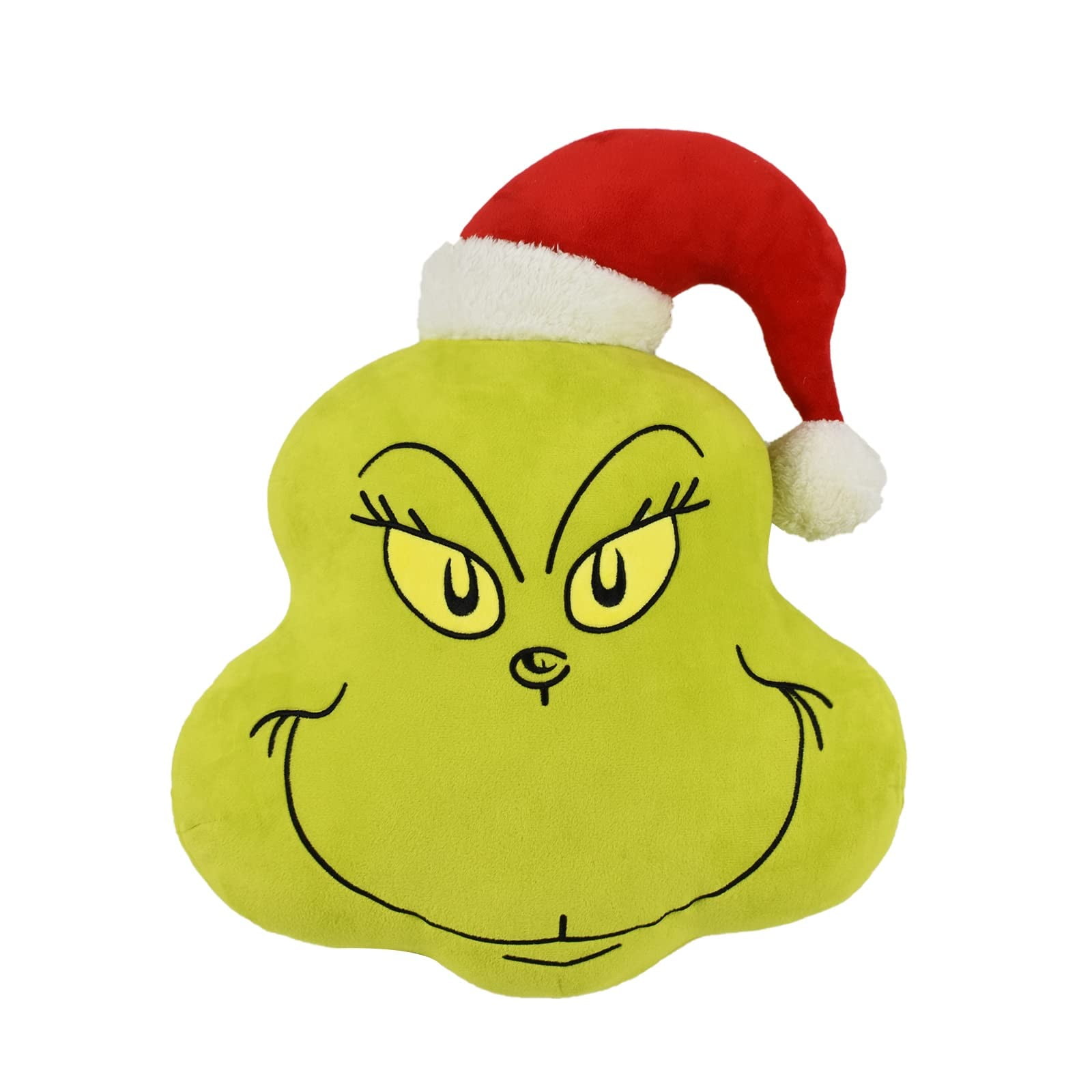 SEAYI 15" Grinch Plush Toy, Cut Grinch Pillow Stuffed Animal Christmas ...