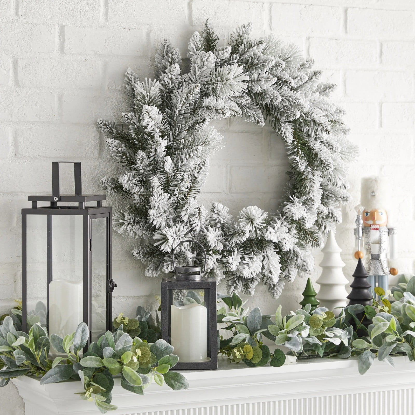 Christmas Decorations Indoor Christmas Wreath For Front Door 26" Large ...