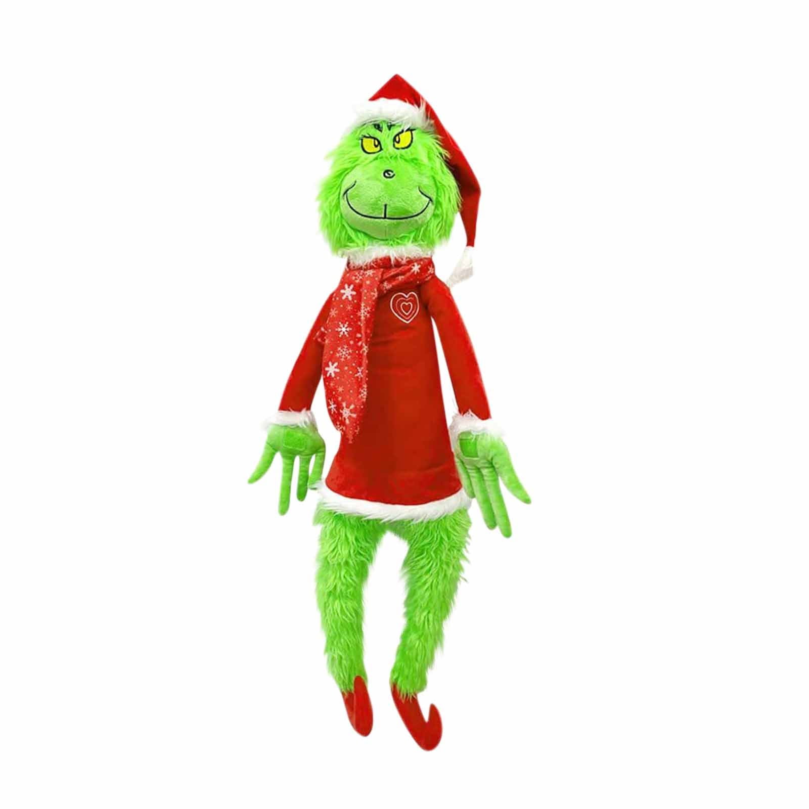 SEAYI 32" Grinch Plush Toy, Large Grinch Stuffed Animal Christmas ...