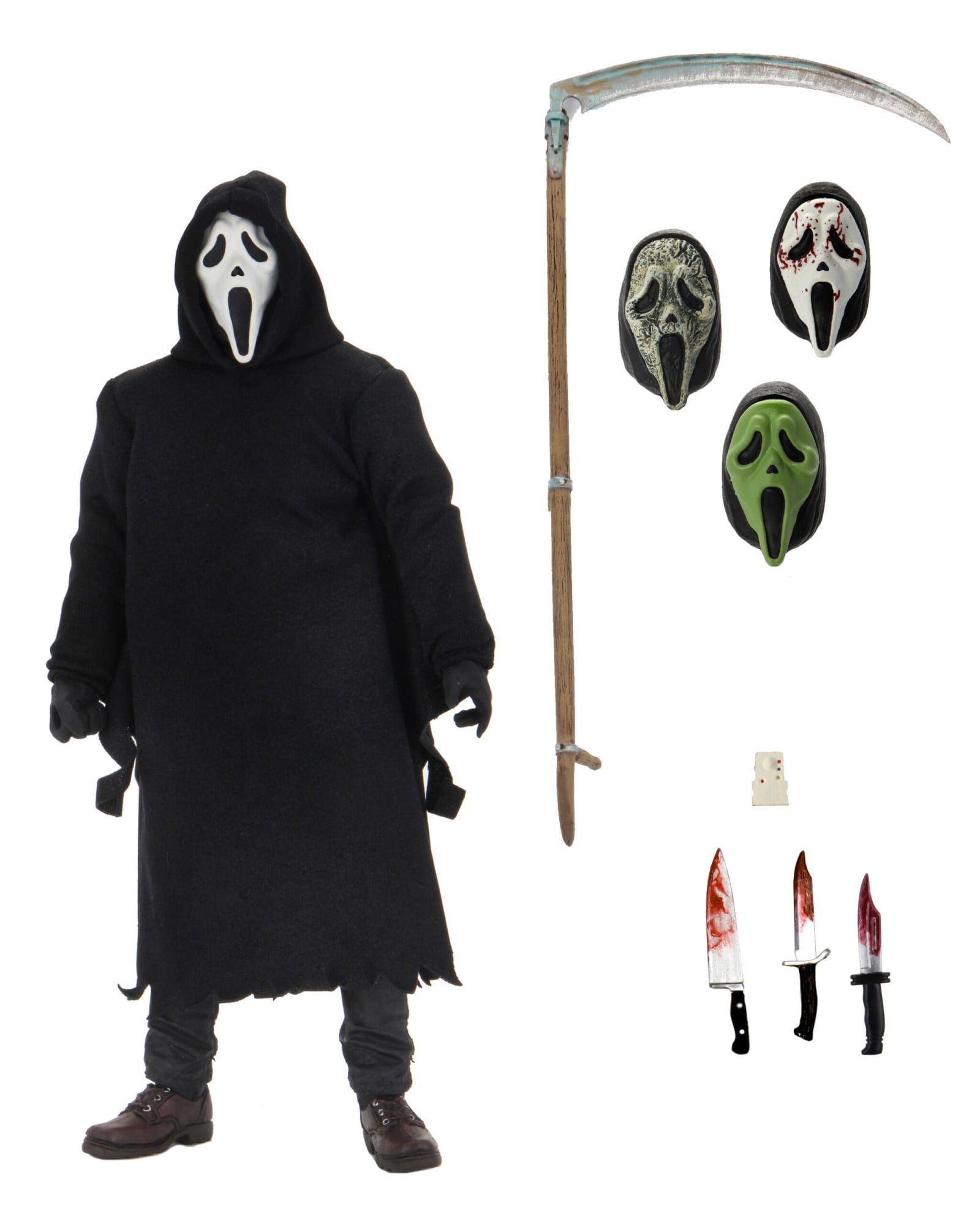 Yanxiao Ghost Face - 7" Scale Action Figures - Ultimate Part 1 Scream ...