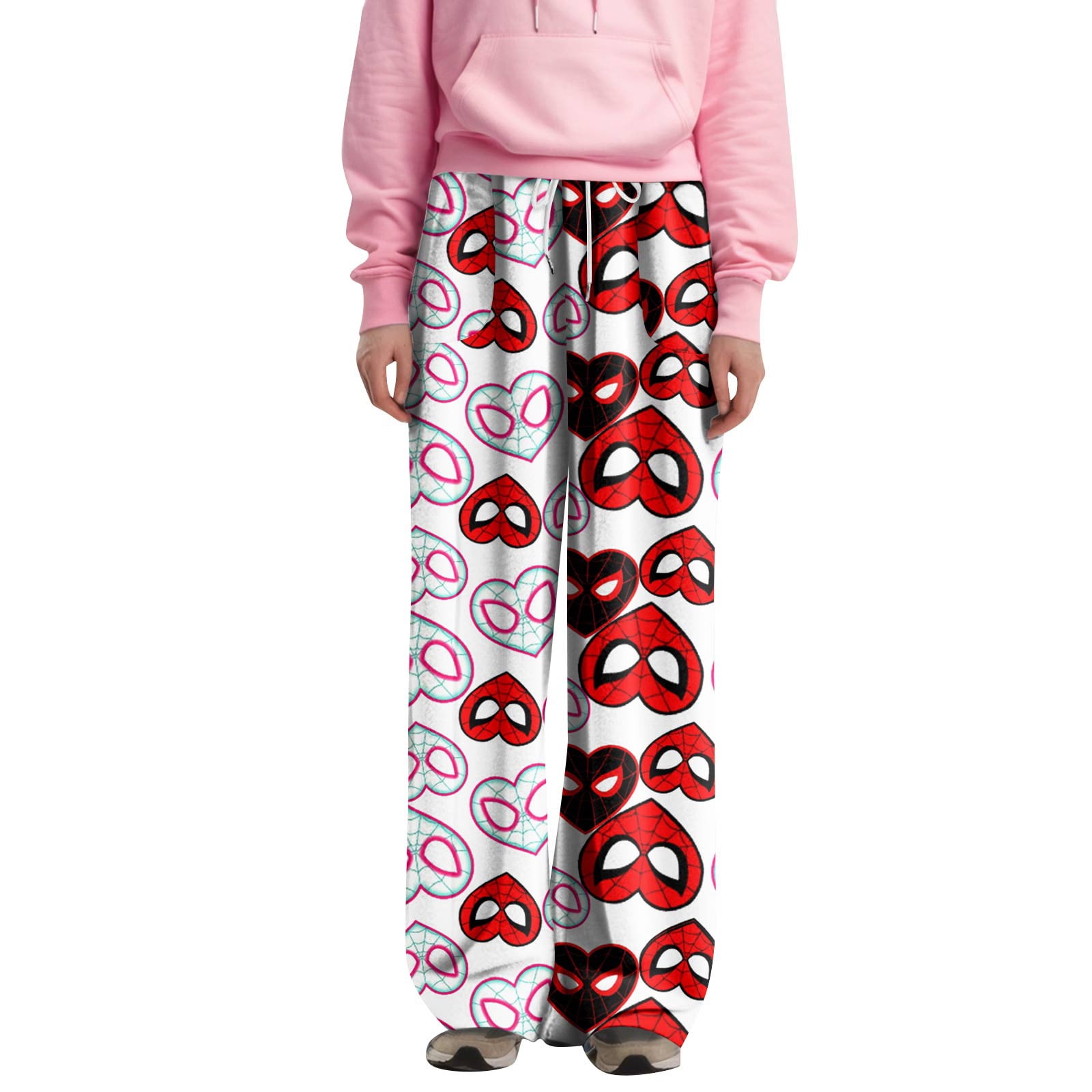 SEAYI Hello Kitty Pajamas Pants, Cute Hello Kitty Pajama Pants Flannel ...