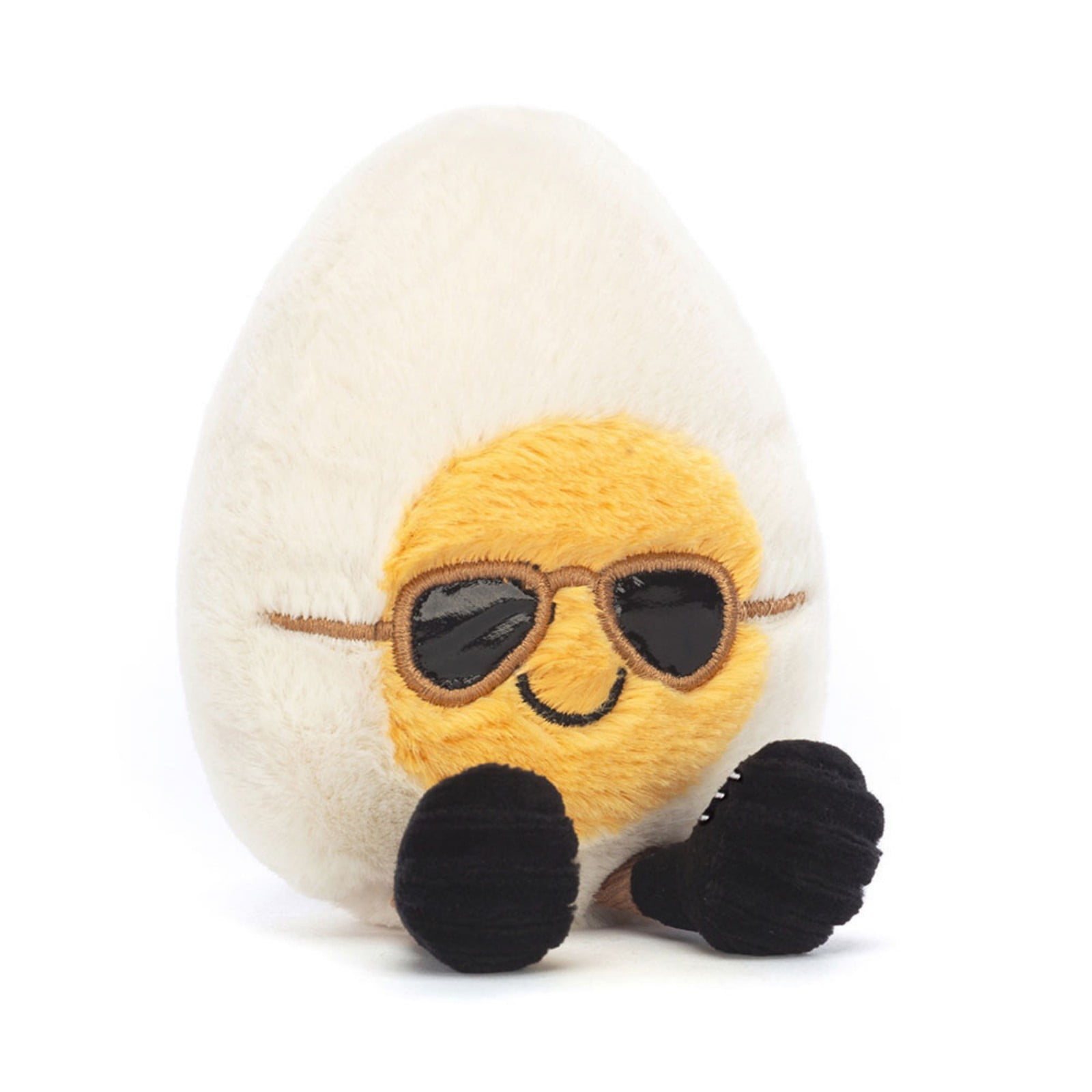 SEAYI Jellycat Amuseables Food & Drink Boiled Egg Chic, 6" Jellycat ...