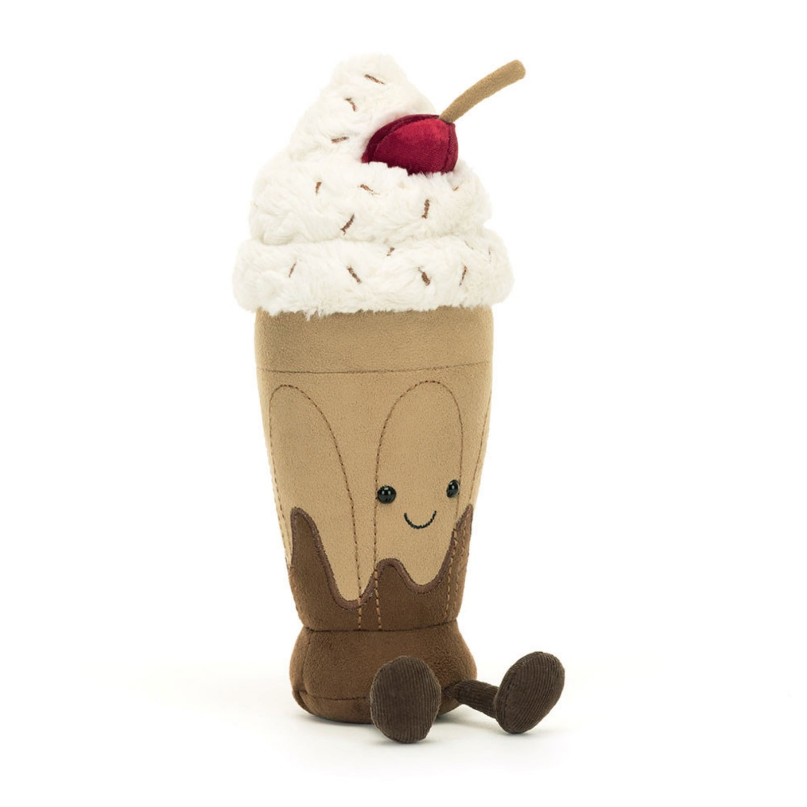 SEAYI Jellycat Amuseables Food & Drink Chocolate Milkshake, 10 ...