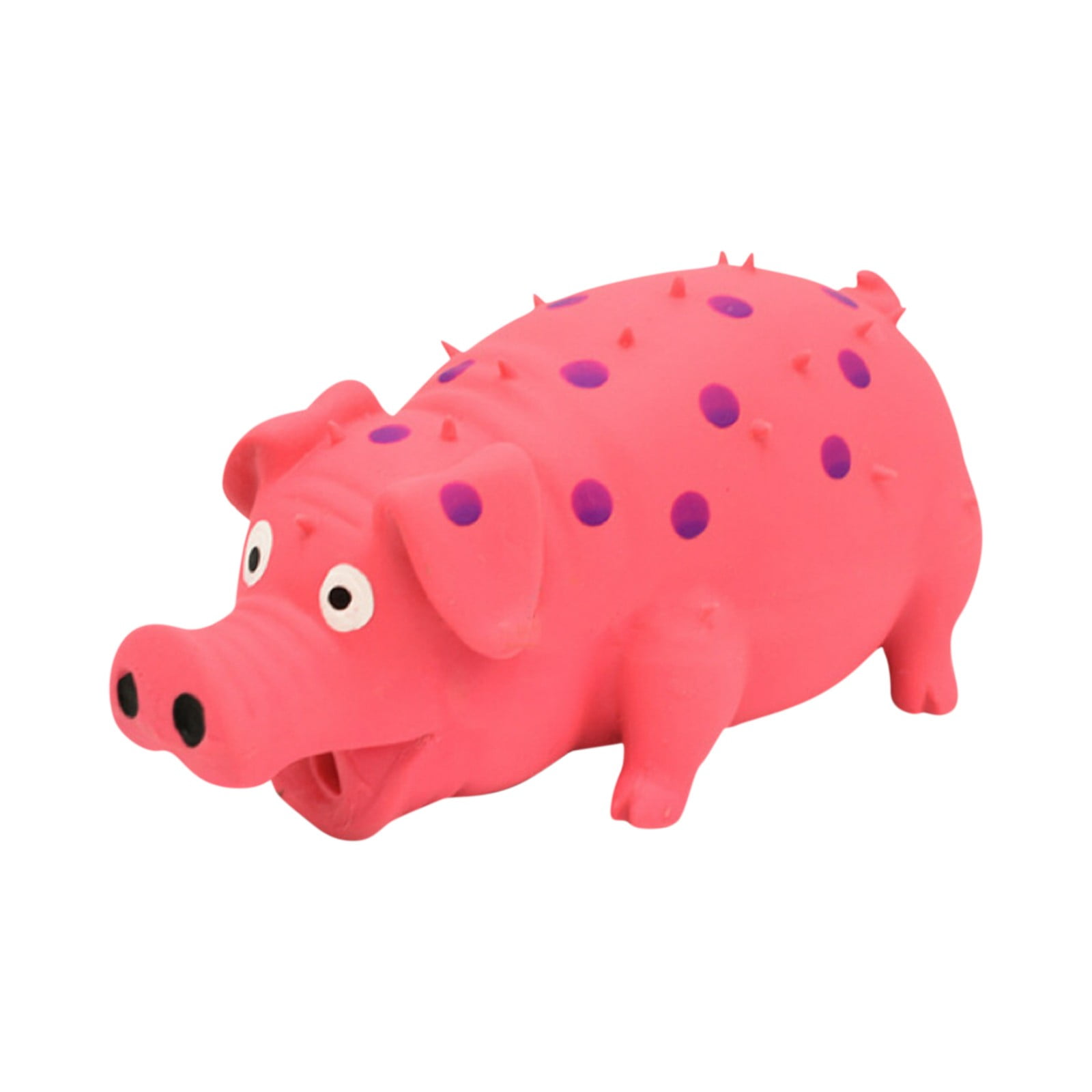 SEAYI Pig Shaped Squeaky Dog Toys for Aggressive Chewers│Rubber ...