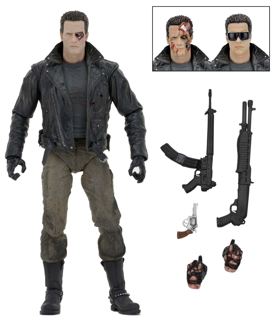 Yanxiao Terminator - 7" Scale Action Figures - Ultimate T-800 (Police ...