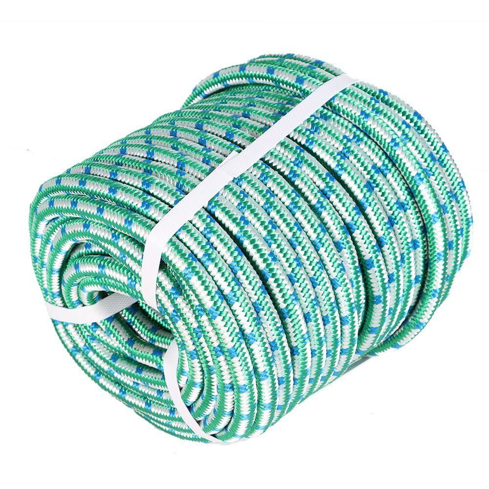 SEBLAFF 1/2 Inch 100/150 Ft Braid Polyester Arborist Bull Rope 24 ...