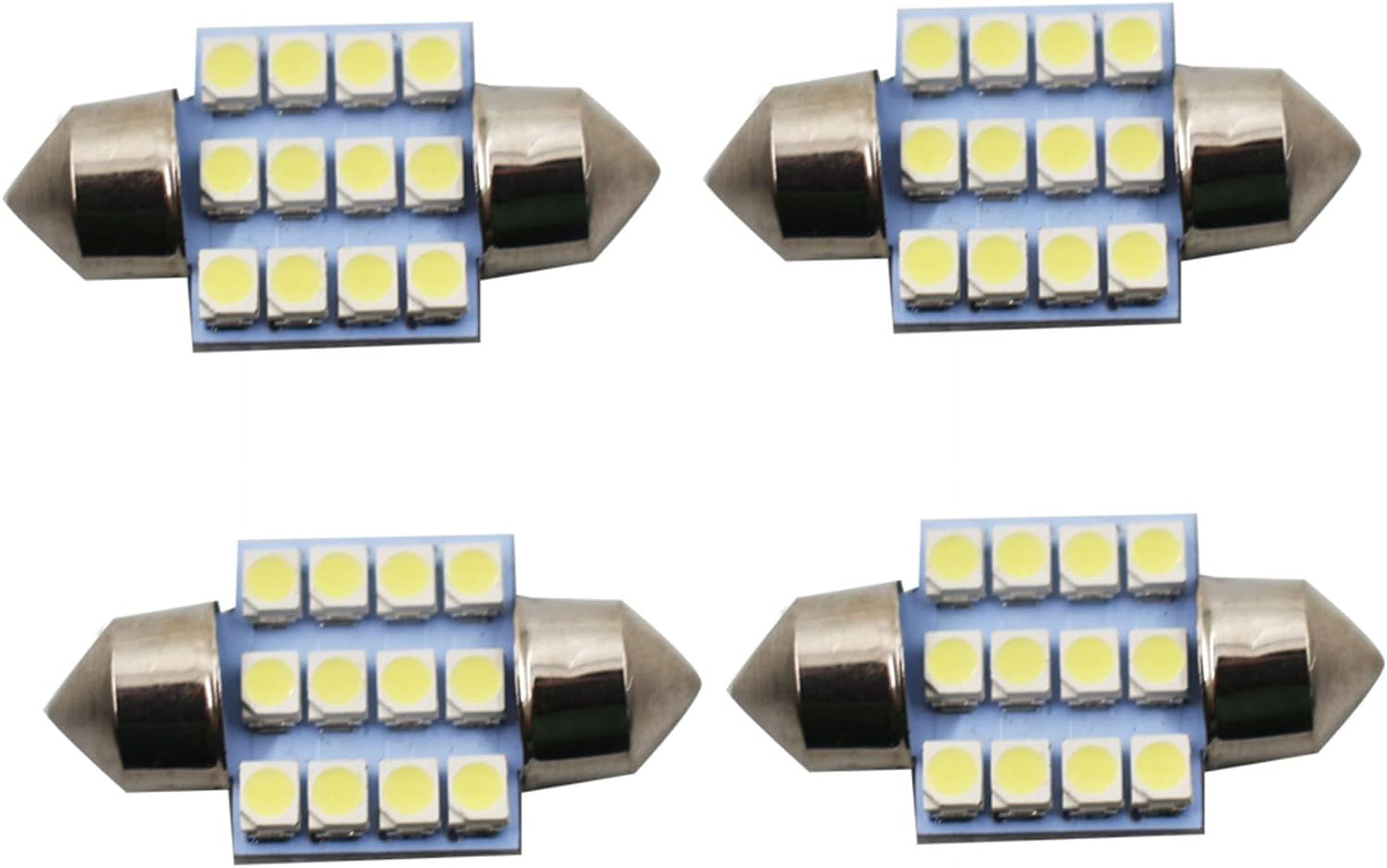 SEBLAFF 14 PCS LED Light Interior Package Kit Light Bulb White 6000K ...