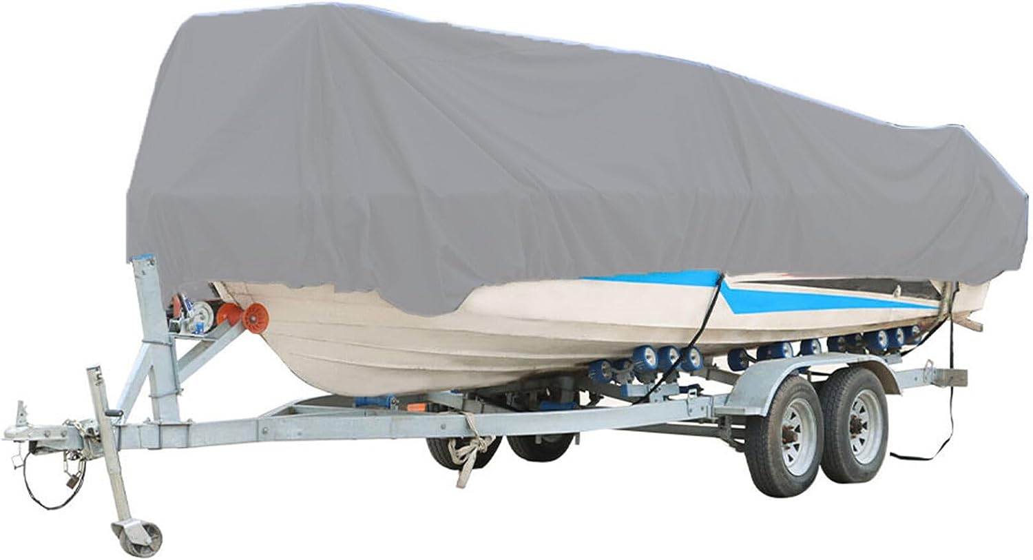 SEBLAFF 14FT 210D Heavy Duty Trailerable Jon Boat Cover Replacement for ...