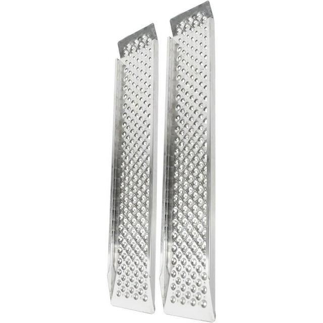 SEBLAFF 2× Aluminum Loading Ramp ATV Motorcycle Quad Lawn Mower 880 lb ...