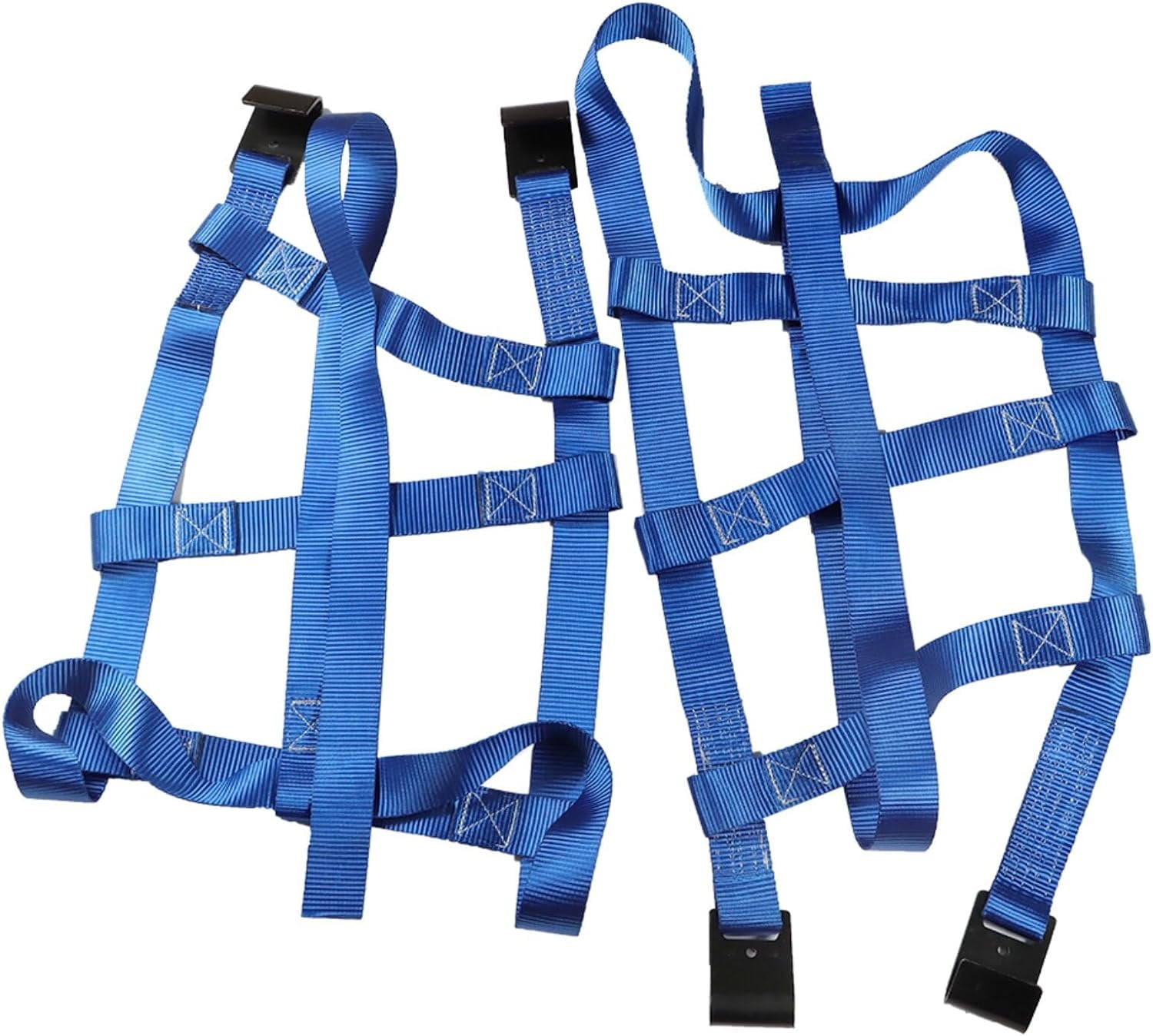 SEBLAFF 2 Pcs Wheel Car Tow Dolly Basket Straps with Flat Hooks 2 Pack ...