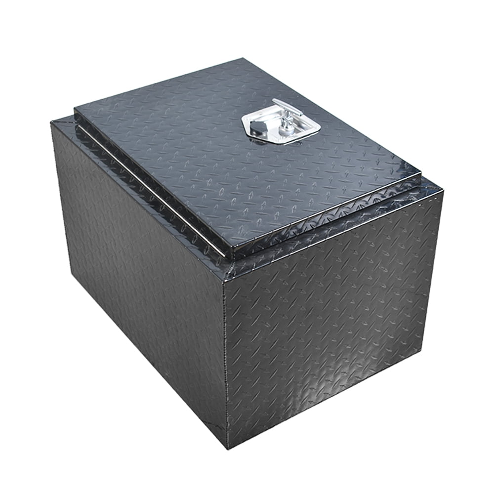 SEBLAFF 24in Aluminum Tool Box Heavy Duty Aluminum Diamond Plate Tool ...
