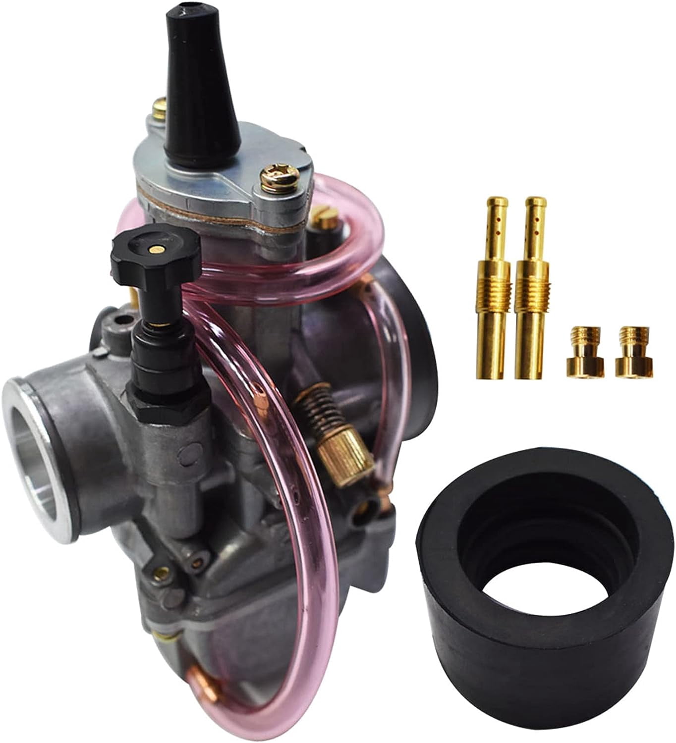 SEBLAFF 24mm FLATSLIDE POWERJET CARB For 125 250CC OKO PWK MOPED ...