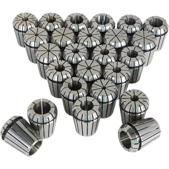 SEBLAFF 25 Pcs Collet Set ER32 Collet Chuck 1/16 inch-3/4 inch Holder ...