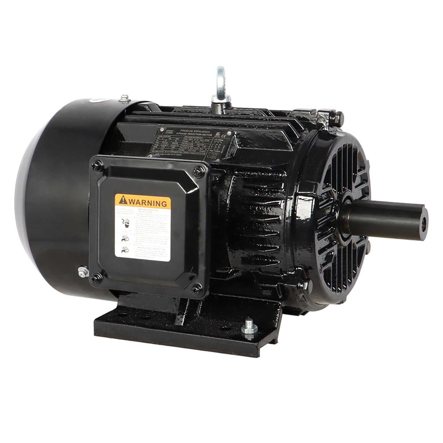 SEBLAFF 2HP Compressor Motor 3 Phase 1800 RPM 56C Frame 208-230 Or 460V ...