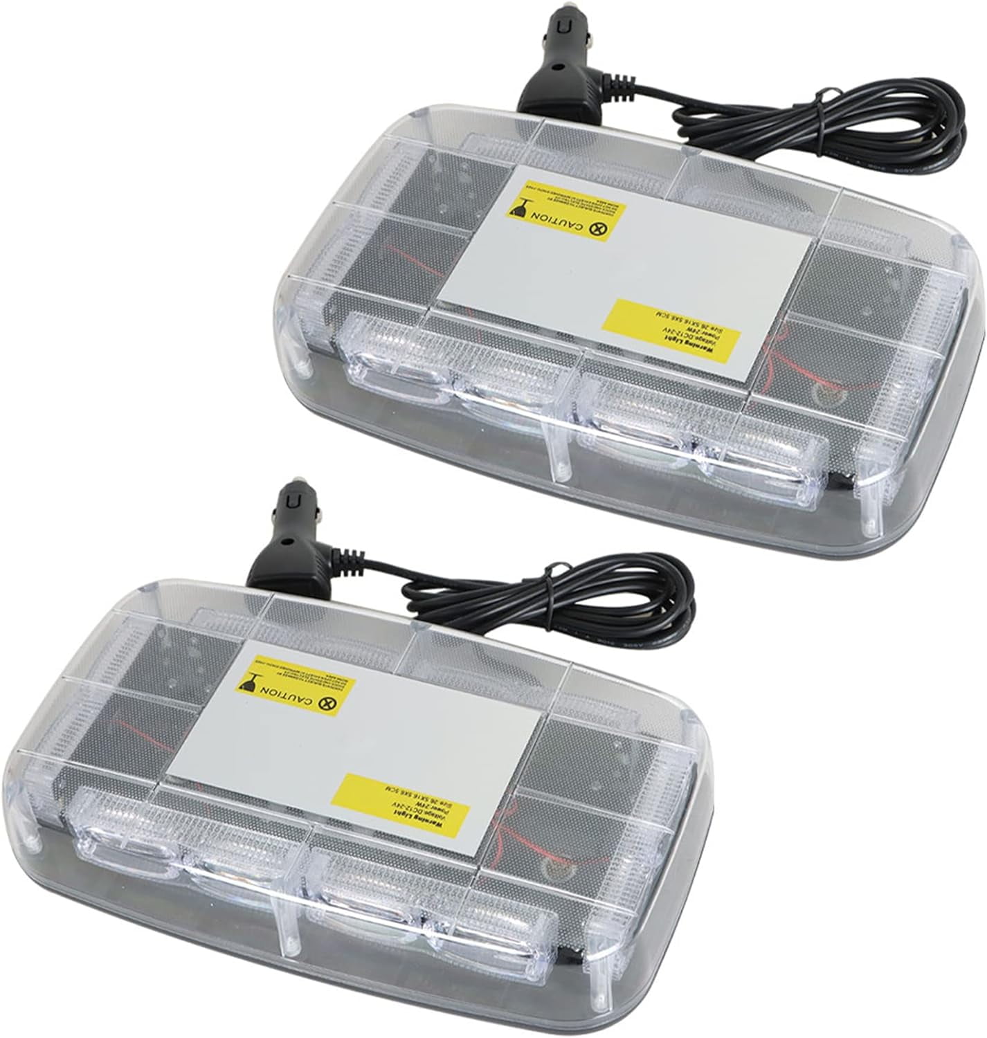 SEBLAFF 2pcs 48 LED Roof Top Strobe with Magnetic Base Lights Mini ...