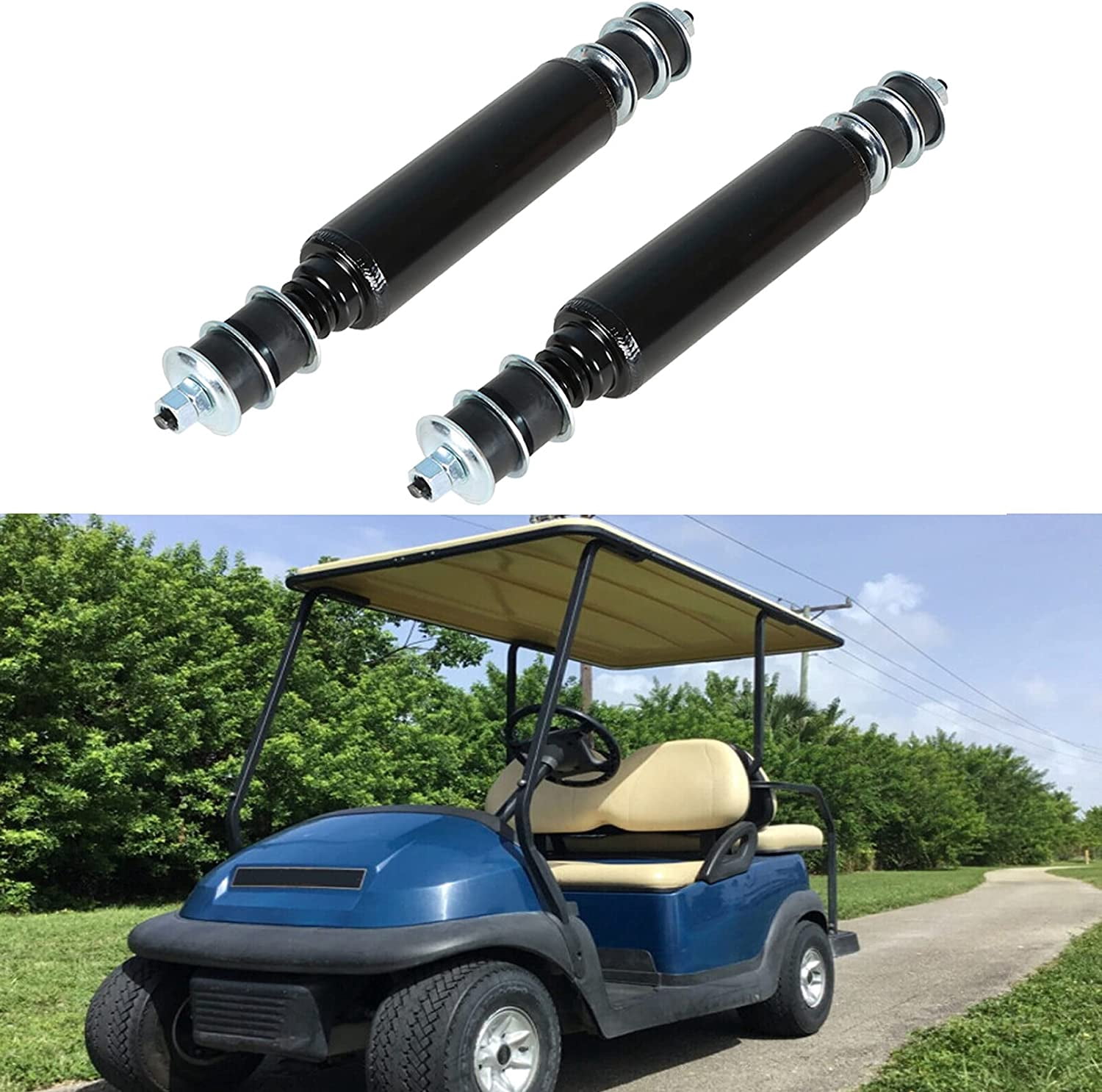 SEBLAFF 2x for Club Car Rear Shock Absorbers DS 1981-2011 G&E Golf Cart ...