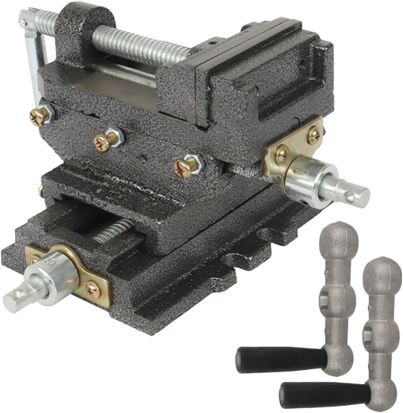 SEBLAFF 3-Inch Cross Slide Vise Heavy Duty Bench Vise for Metal Milling ...