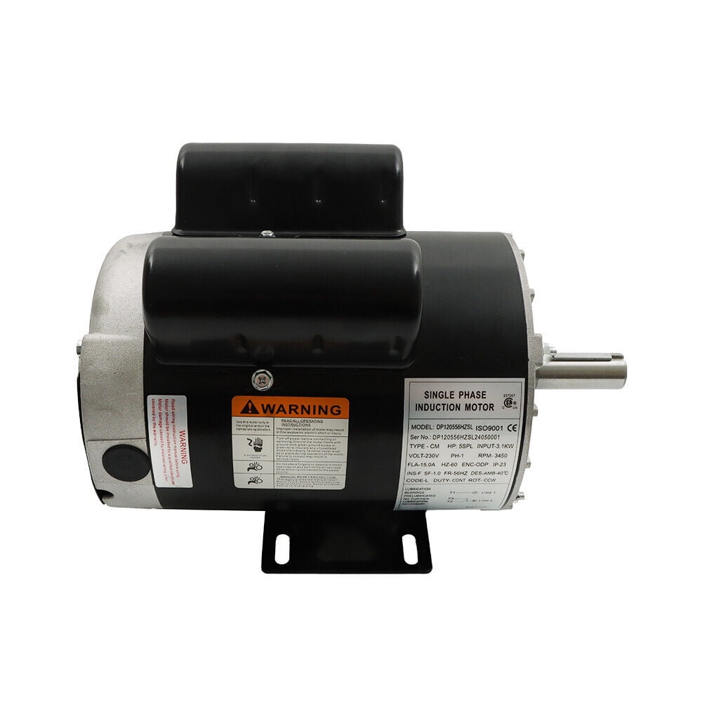 SEBLAFF 3450 RPM Electric Motor, 230V Single Phase Motor, Air ...