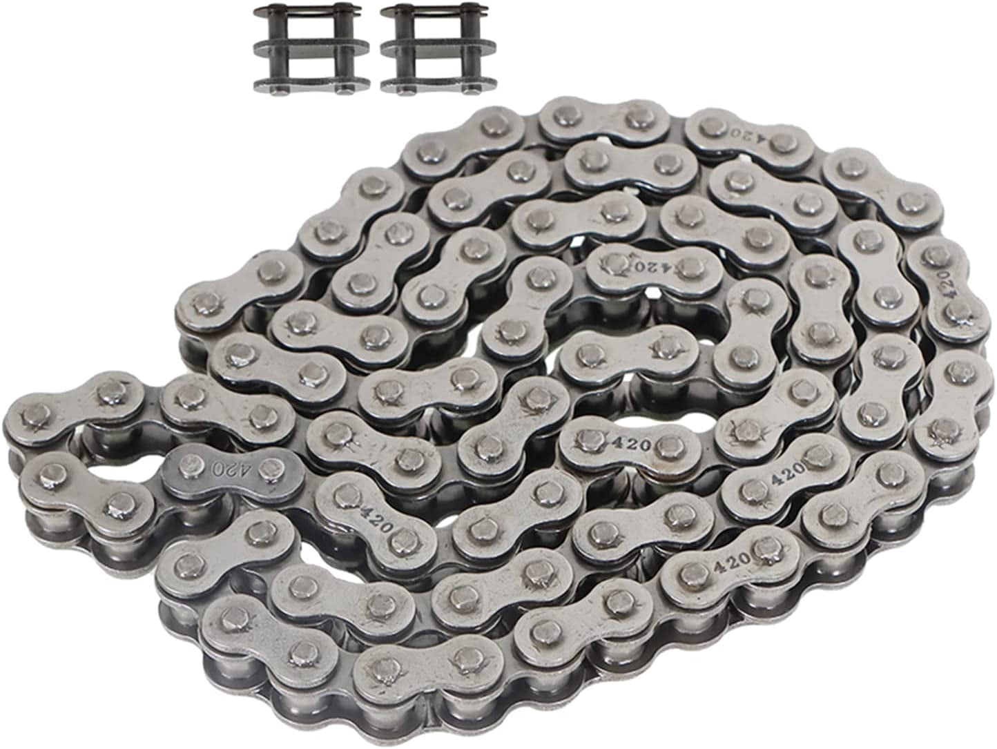 SEBLAFF 420 Chain Mini Bikes 90 Link Rear Drive Chain Replacement for ...