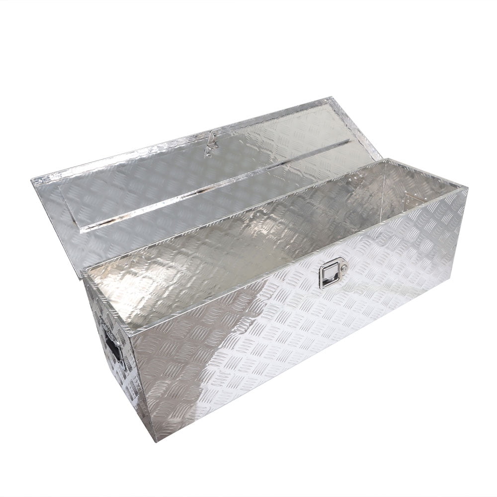SEBLAFF 49 Inch Trailer Tongue Tool Box Chest Box Diamond Tread ...
