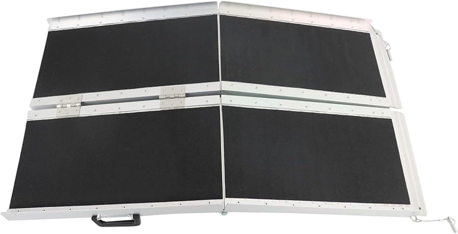 SEBLAFF 4FT 48in x 28.7in Multi-Fold Wheelchair Loading Ramp 600LBS ...
