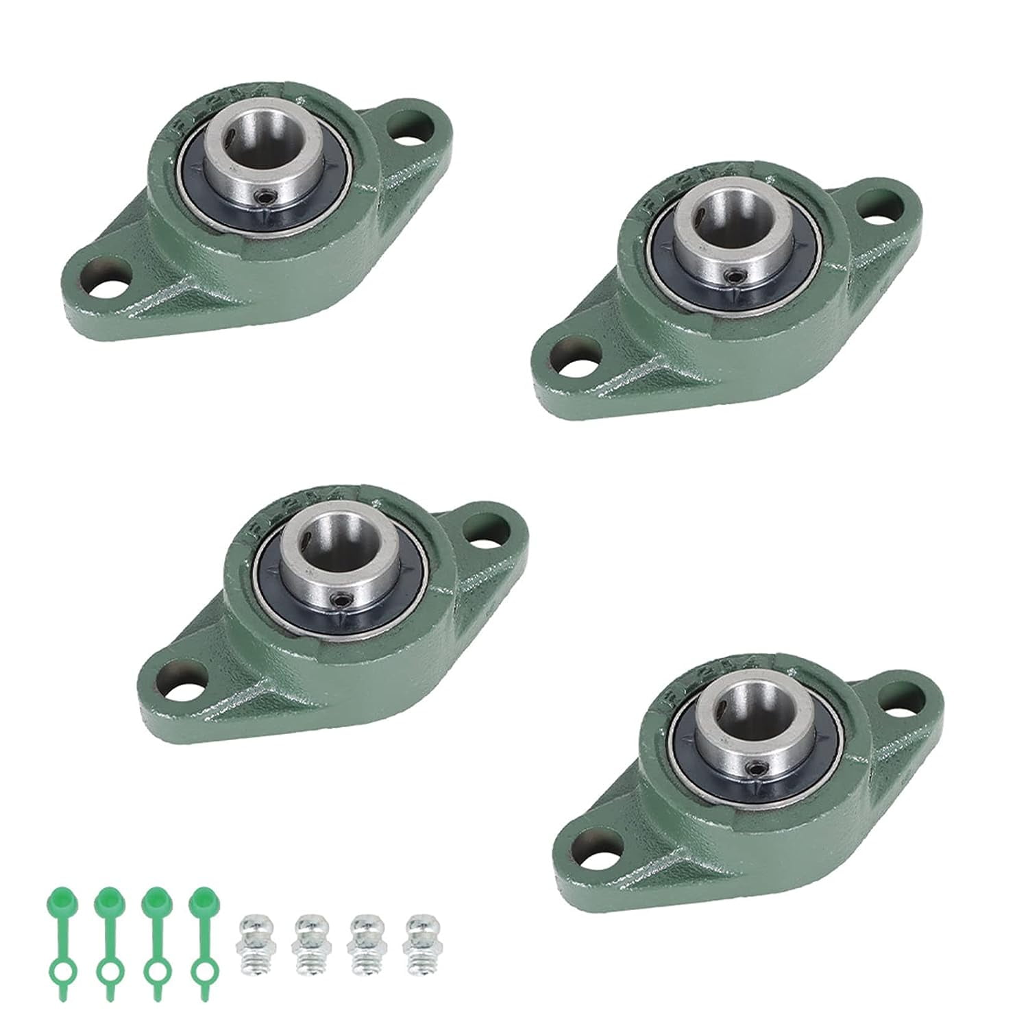 SEBLAFF 4Pcs UCFL204-12 Pillow Block Bearing 3/4 Inch Bore Pillow Block Bearings Bearing Steel 2 ...