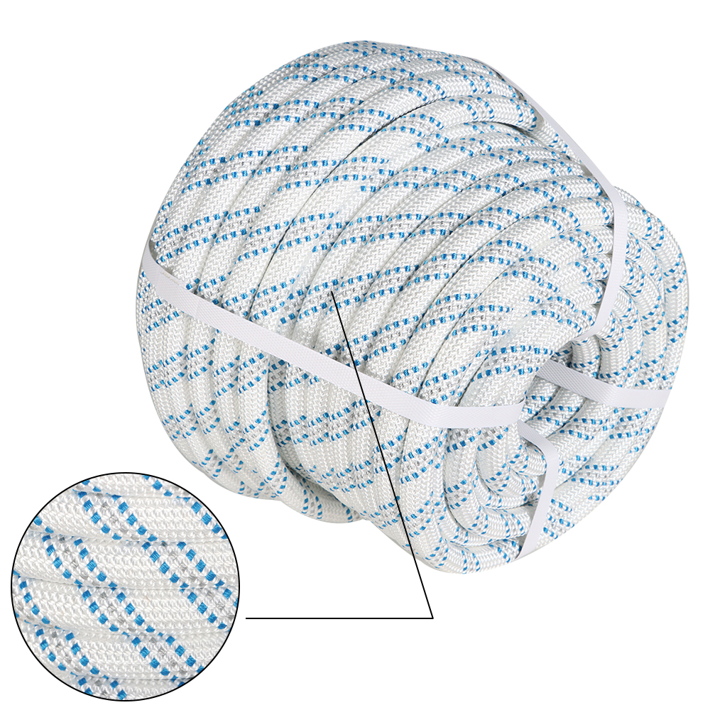 SEBLAFF 5/8" x 150 FT Double Braid Polyester Arborist Bull Rope Tree ...