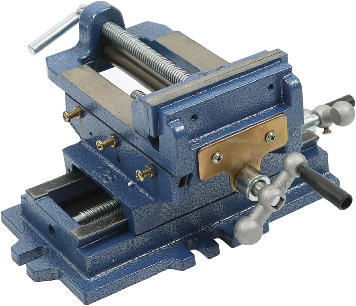 SEBLAFF 5 Inch Cross Slide Drill Press Vise Heavy Duty Benchtop ...
