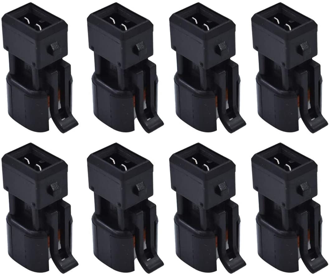 SEBLAFF 8 pcs Fuel Injector Connector Adapter Replacement for LS1 EV1 ...