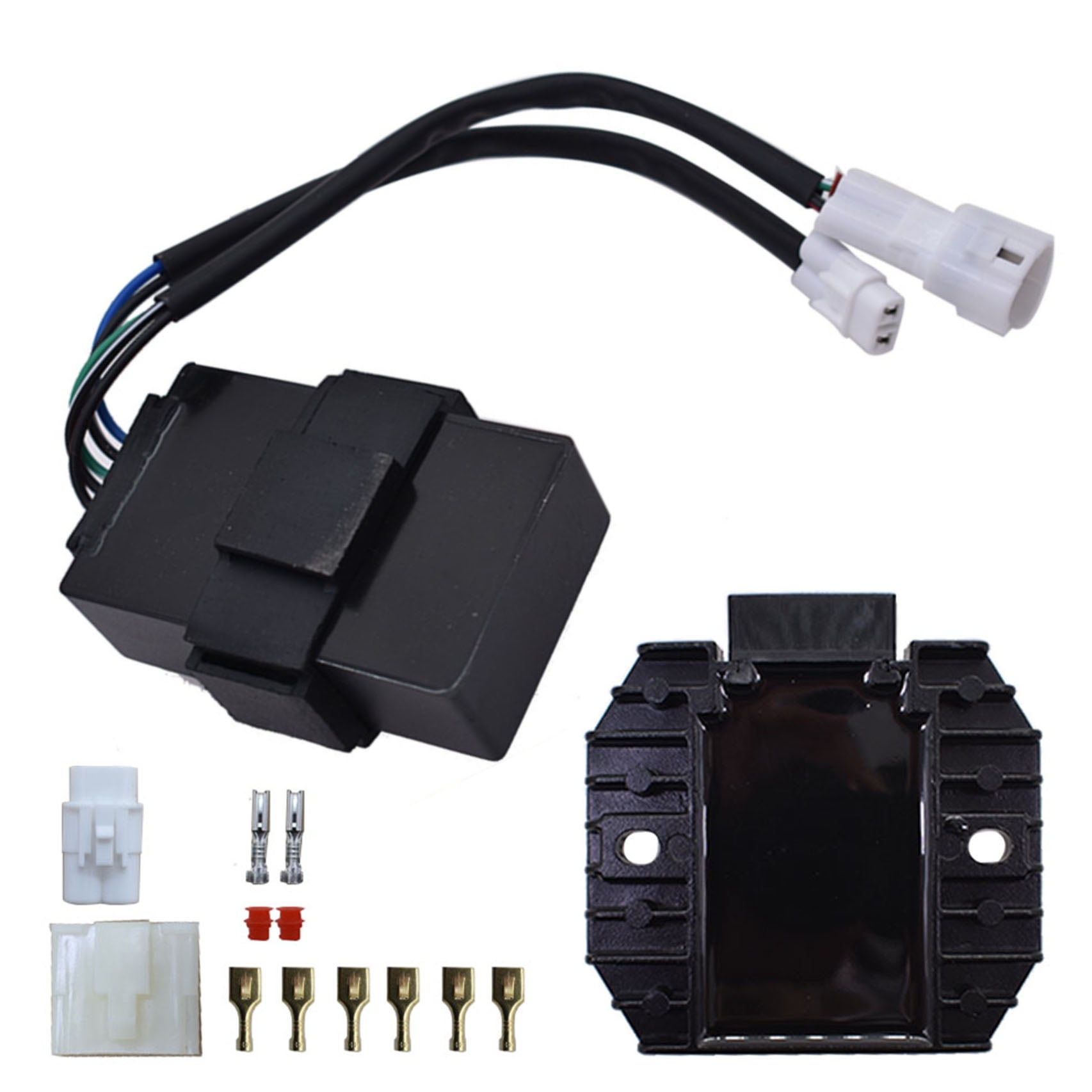 SEBLAFF CDI Box Voltage Regulator Rectifier Replacement for Kawasaki ...