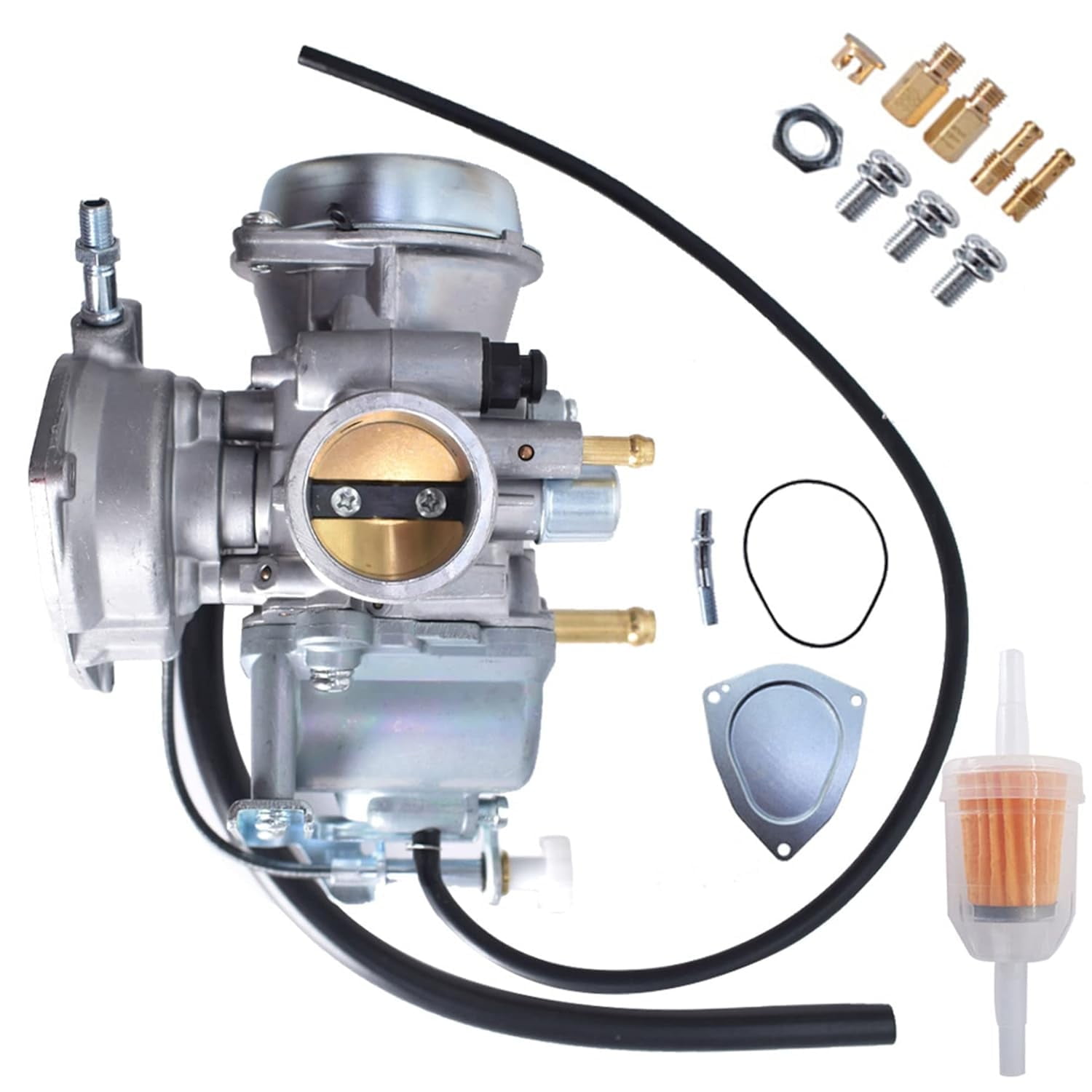SEBLAFF Carburetor Carb with Fuel Filter 13200-05G01 Replacement for ...