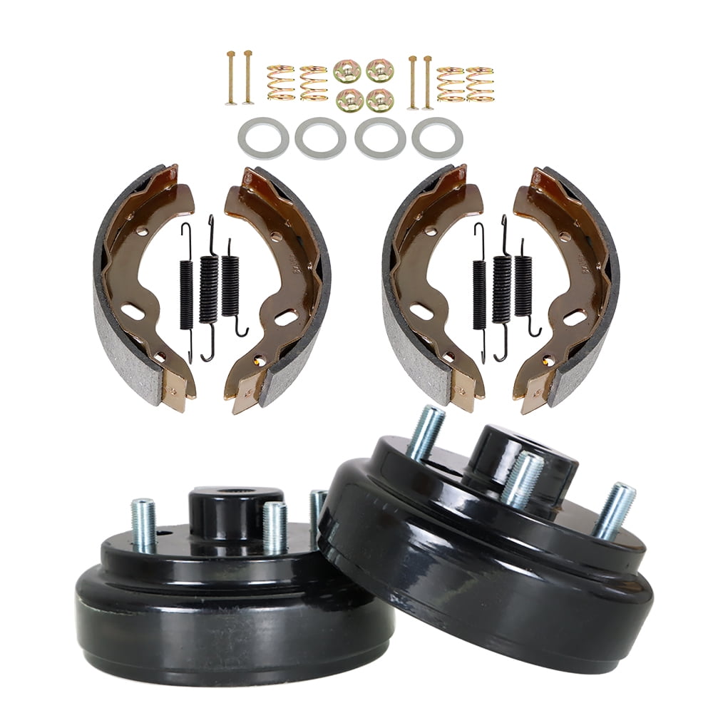 SEBLAFF For EZGO Rear Brake hub Drums Brake Shoe Spring Kit Electric ...