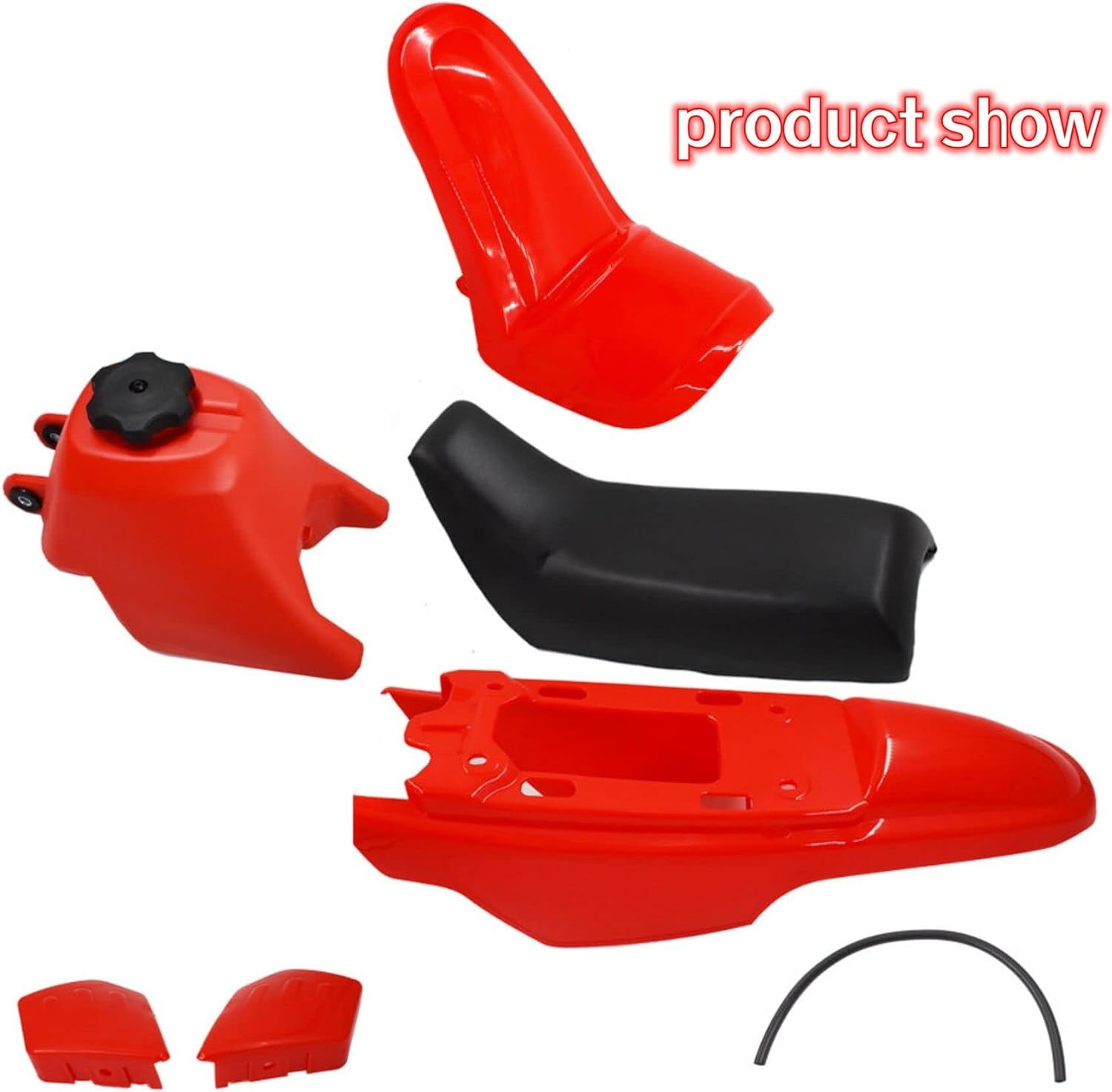 SEBLAFF For Yamaha PW50 PY50 Plastic Fender Body Seat Gas Tank Kit Red ...